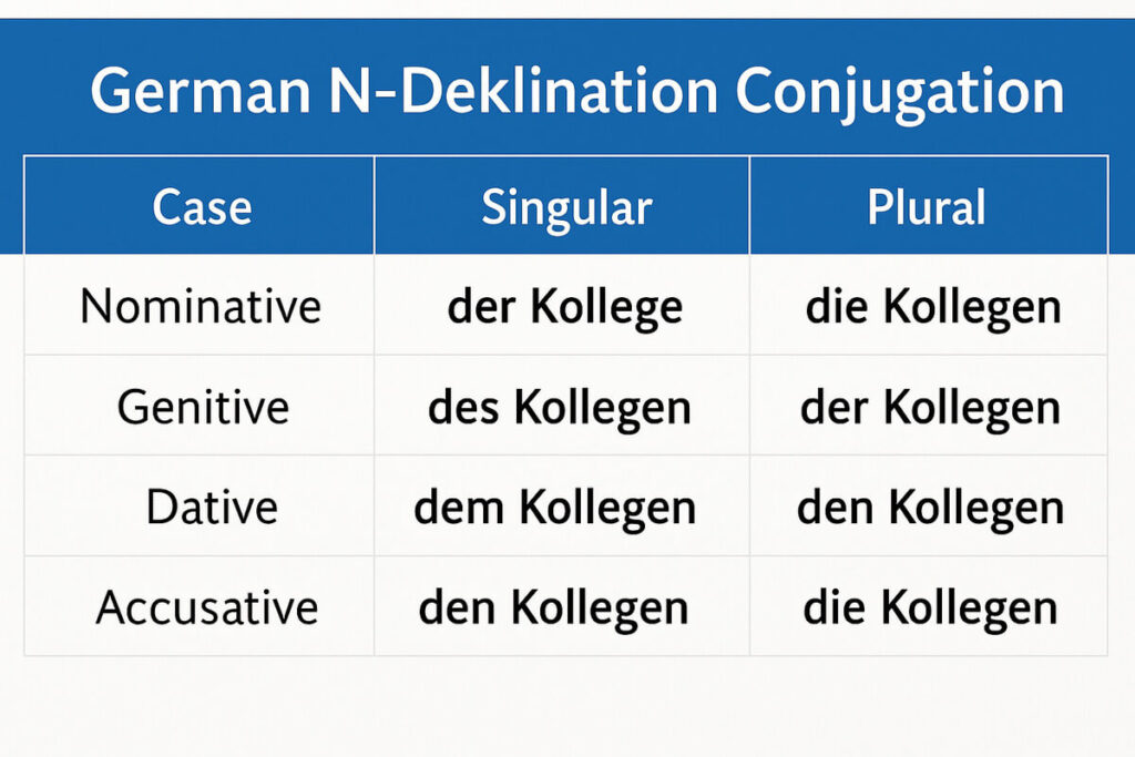N Deklination: Learn the N-Declension in German Grammar
